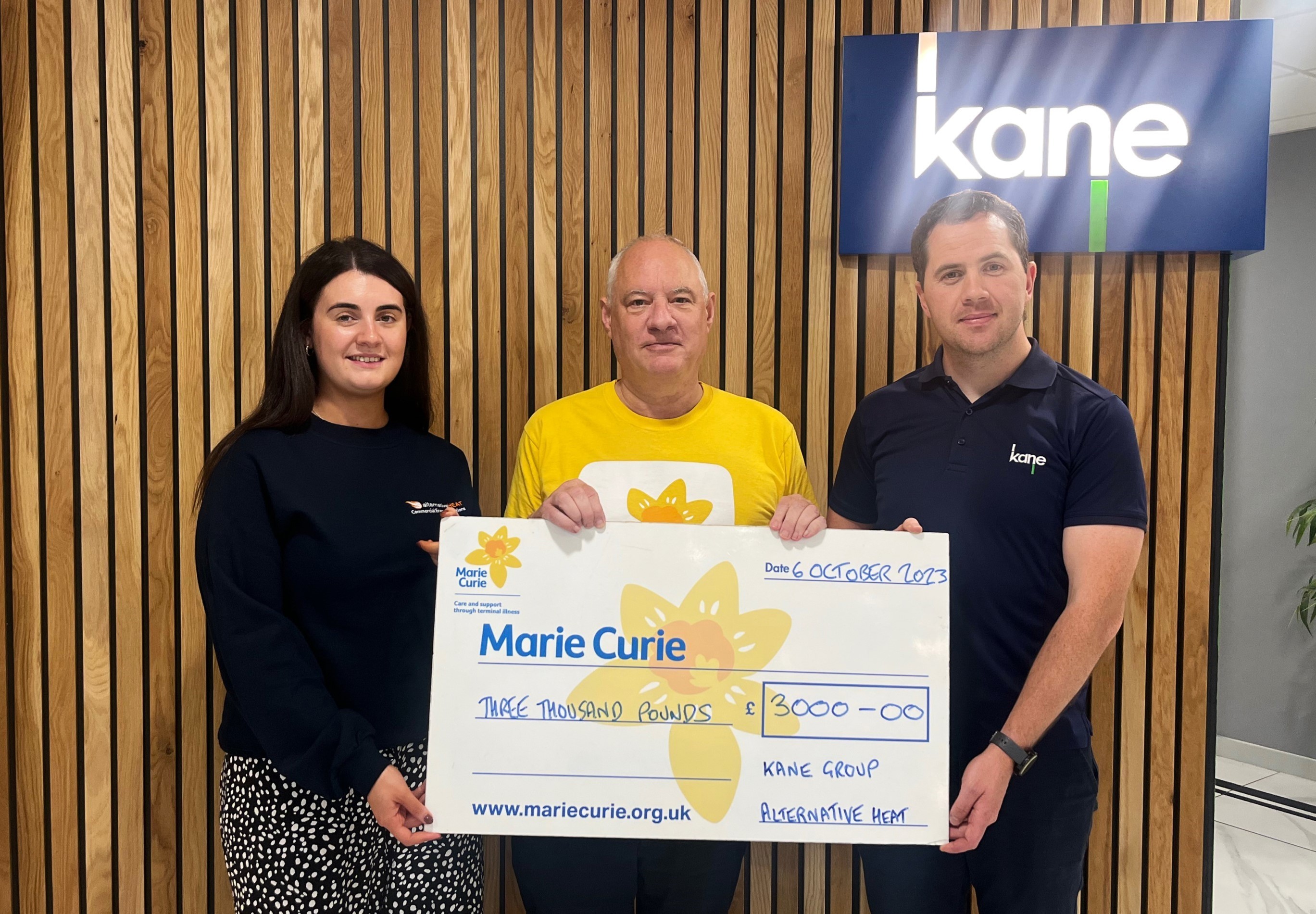 £3000 raised for Marie Curie at the Gerard McAlinden and Siobhan McCann ...